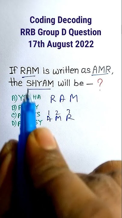 Coding Decoding Reasoning Tricks in Hindi| Coding Decoding in Hindi| Reasoning| #shorts - YouTube