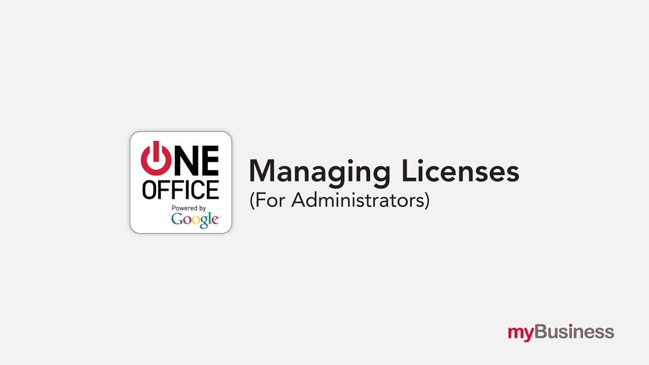 Singtel ONEOffice: Managing Licenses (For Administrators) - YouTube