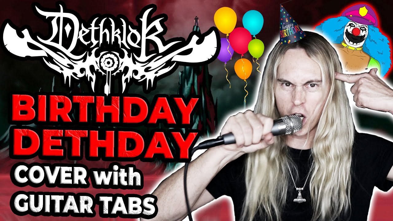 Dethklok - Birthday Dethday - COVER with GUITAR TABS - YouTube