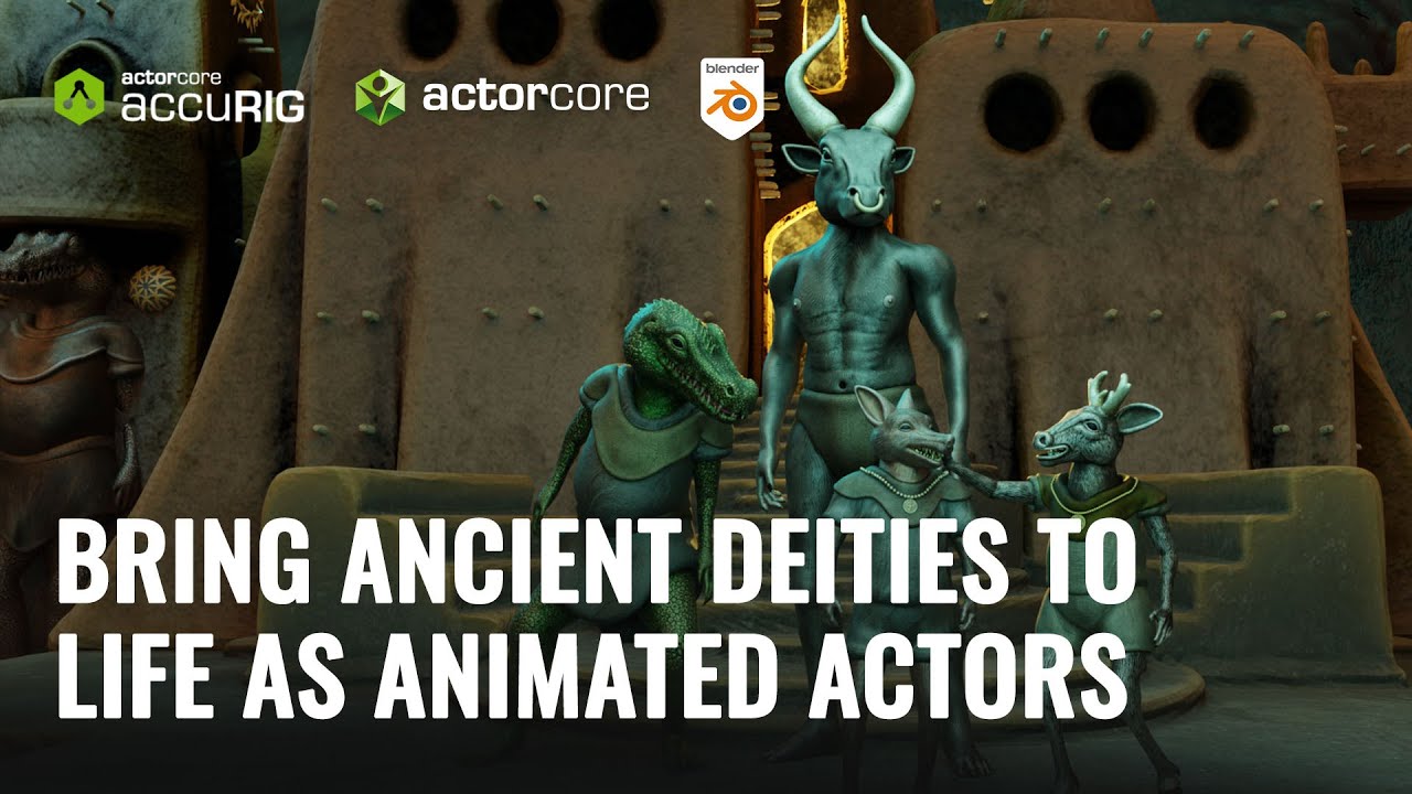 3D Sculptor Turns Ancient Deities into Rigged Characters with Free ...