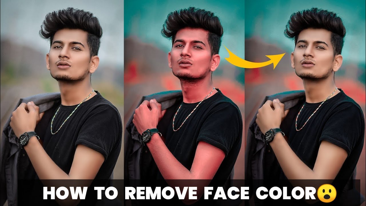 How To Remove Face Colour In Lightroom || Lightroom Face Colour Problem ...