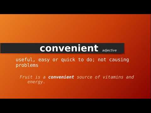 convenient , Meaning of convenient , Definition of convenient ...