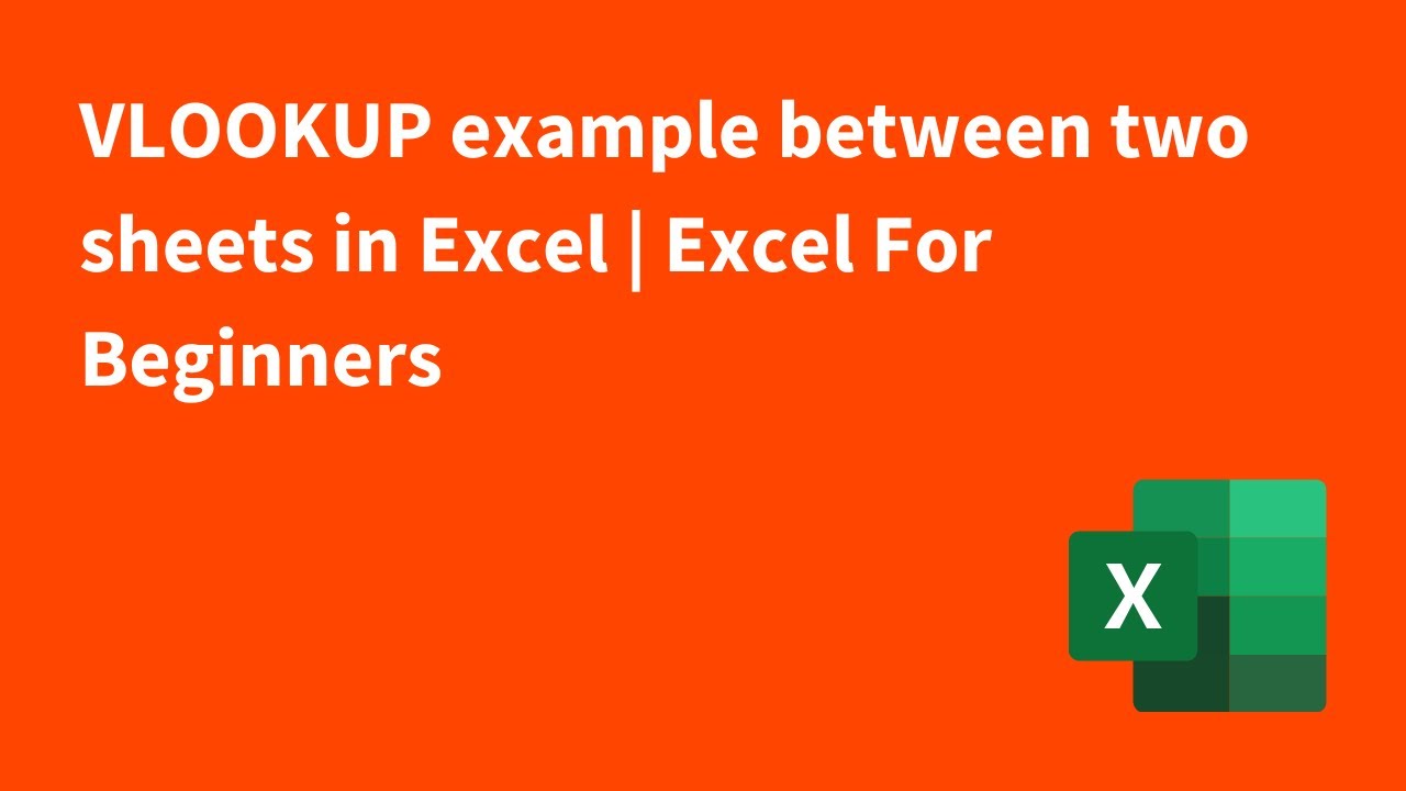 VLOOKUP Example Between Two Sheets In Excel VLOOKUP Function YouTube VLOOKUP Example Between Two Sheets In Excel VLOOKUP Function YouTube