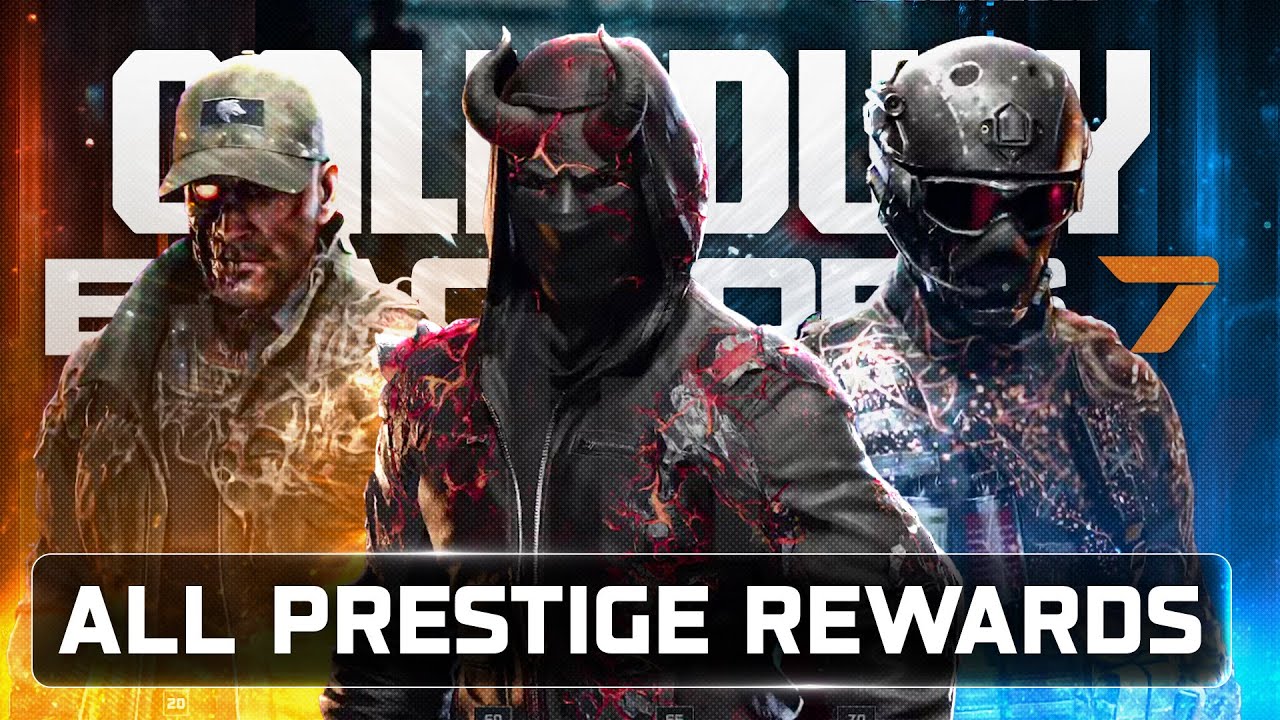 ALL Black Ops 7 Prestige Rewards Gameplay Showcase… (Operators ...