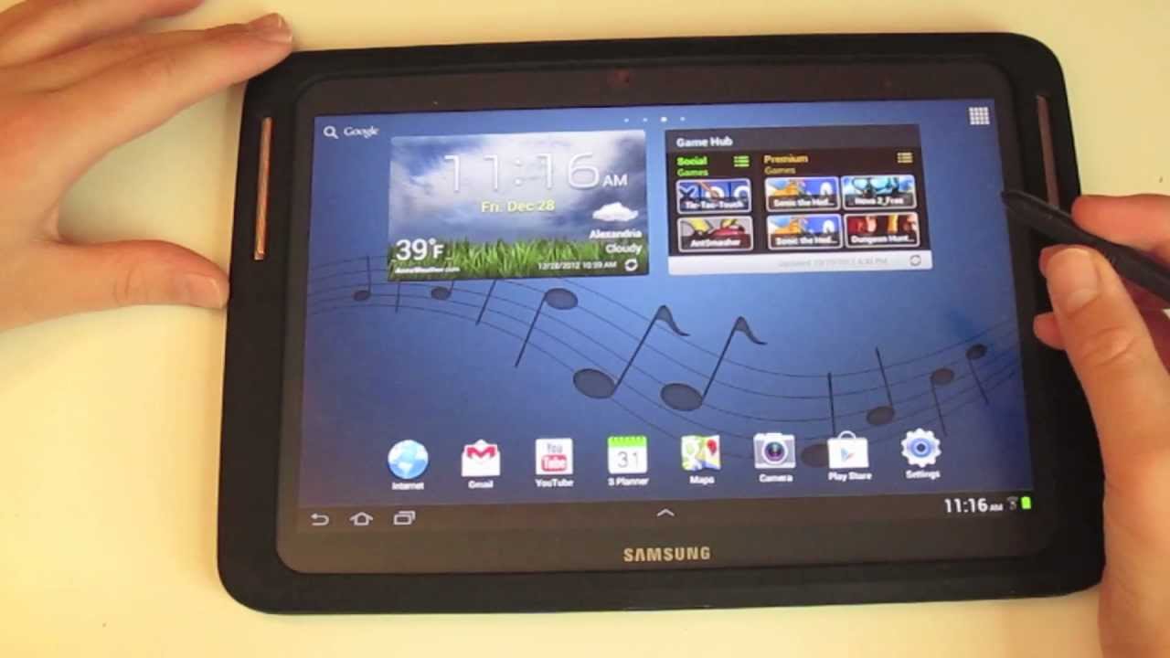 Samsung Galaxy Note 10.1 Full Review - YouTube