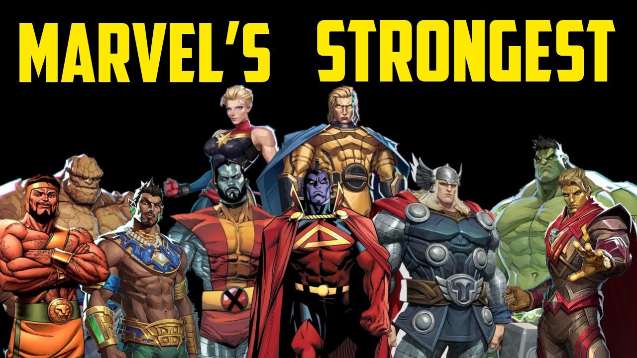 Marvel’s Strongest Heroes Ranked by pure Physical Strength #marvel # ...