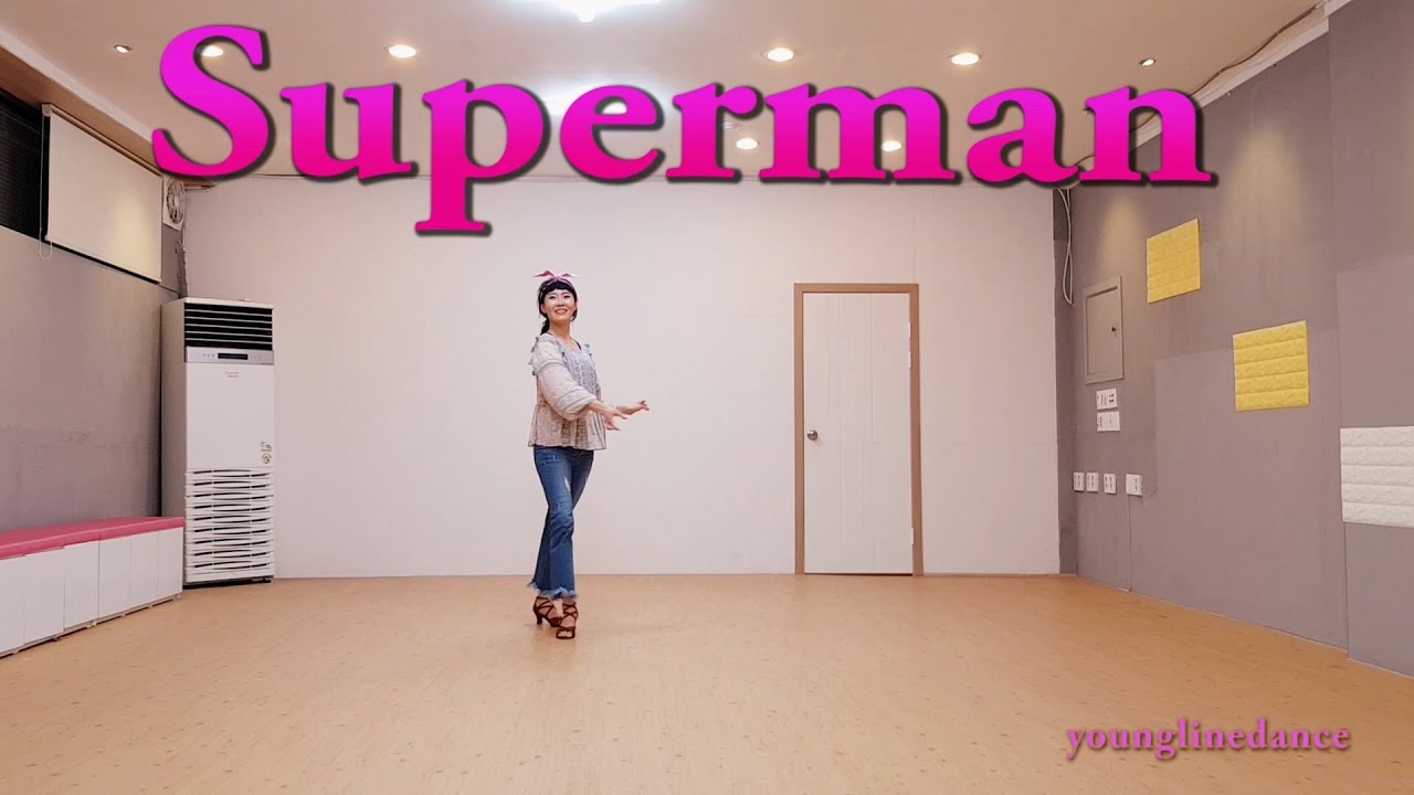 Superman Line Dance - YouTube