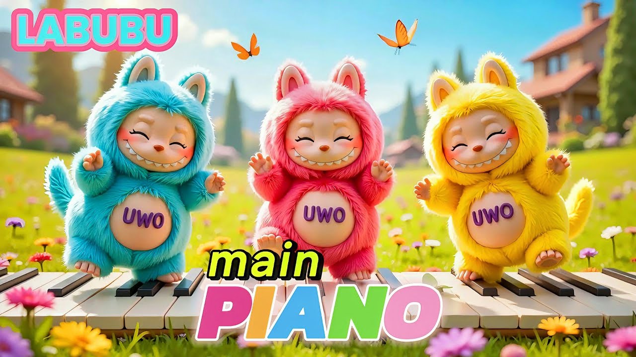 Labubu Main Piano 🎹 🎶 Lagu Anak Indonesia #labubu #piano # ...