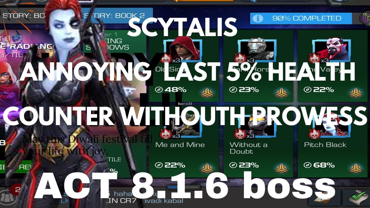 HOW TO BEAT SCYTALIS | SCYTALIS LAST 5% WITHOUT PROWESS BUFF Marvel ...