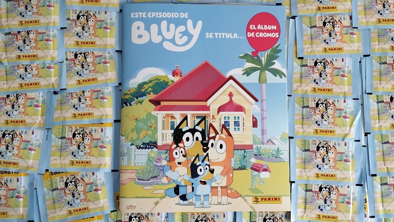 COMPLETAMOS COLECCIÓN 1: PANINI BLUEY ALBUM COMPLETO CON BINGO, CHILLI ...