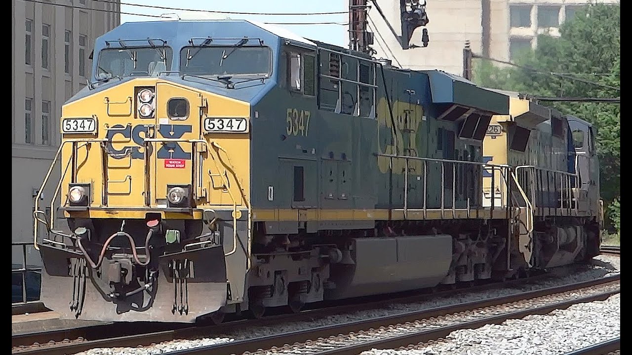 CSX "How Tomorrow Moves" Intermodal Train - YouTube