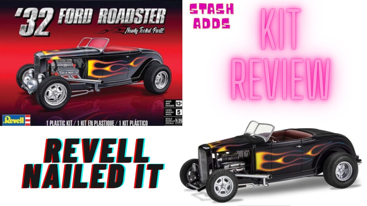 REVELL ALL NEW TOOL 32 FORD KIT REVIEW AND STASH ADDS - YouTube