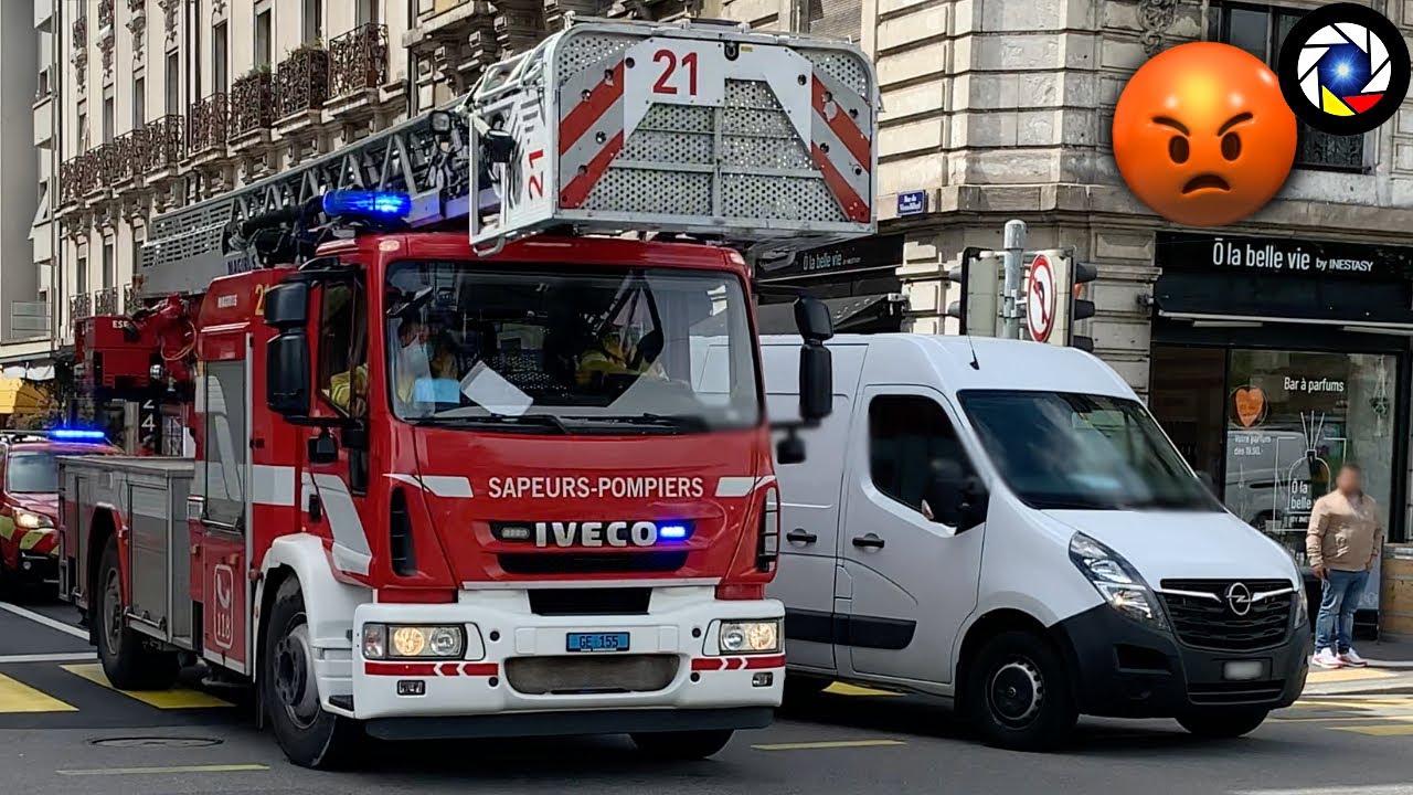 GET OUT OF THE WAY !!! Fire Engines Responding with Air Horn !!! - YouTube