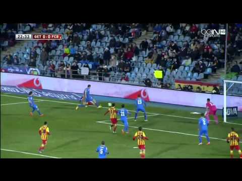 Getafe - Barcelona Highlights HD 16.01.2014