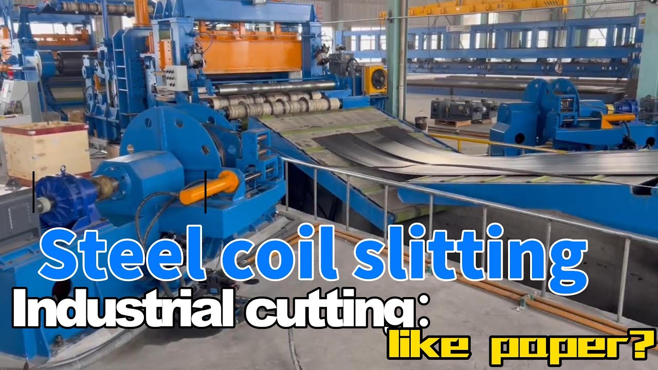 Cut steel coils like cutting Paper Cuttings sheets - YouTube