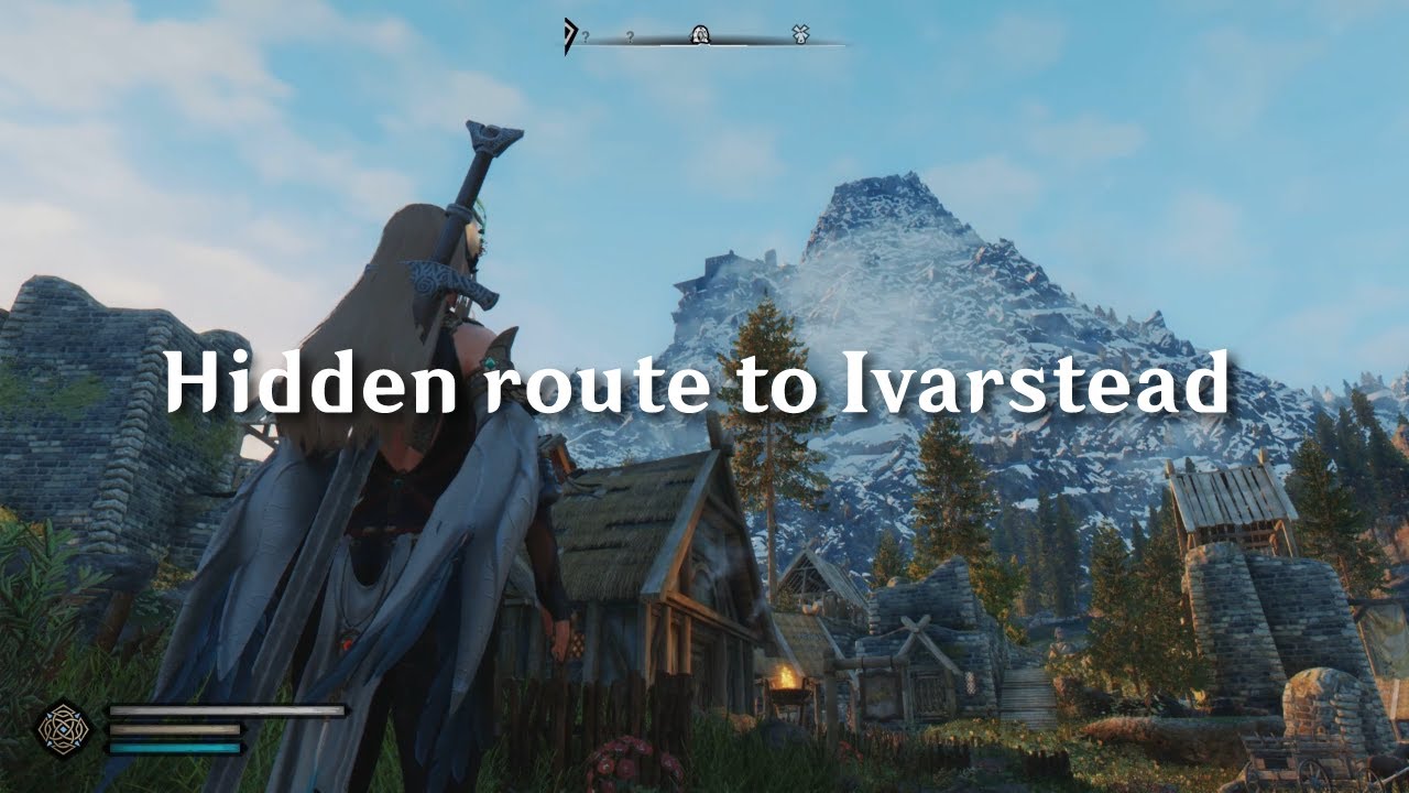 5 mins route to Ivarstead from Whiterun - YouTube