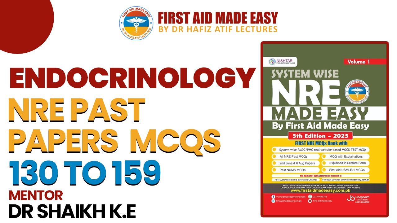 Endo NRE past mcq 130 to 159 from medical made easy book By Dr Shaikh ...