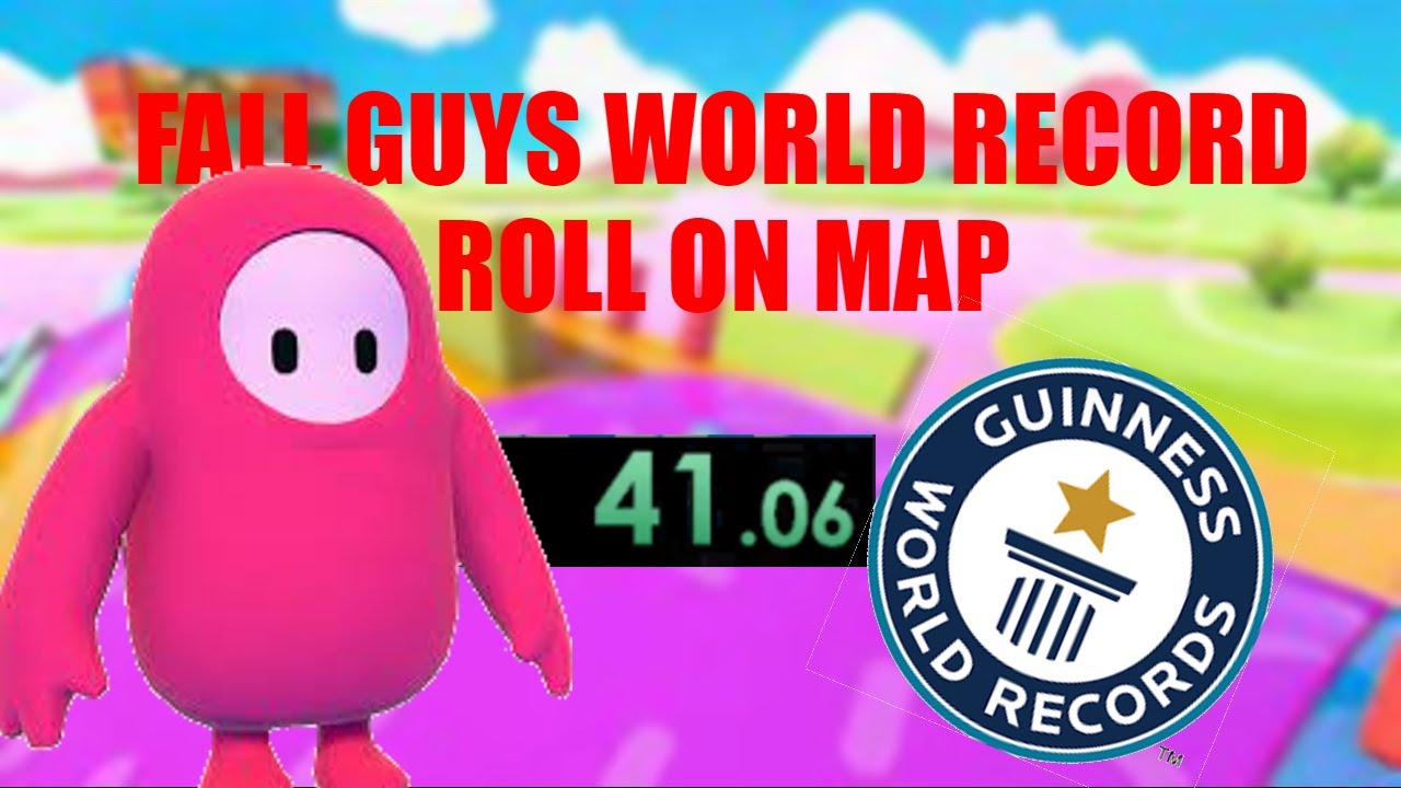 FALL GUYS WORLD RECORD (Roll on map) - YouTube
