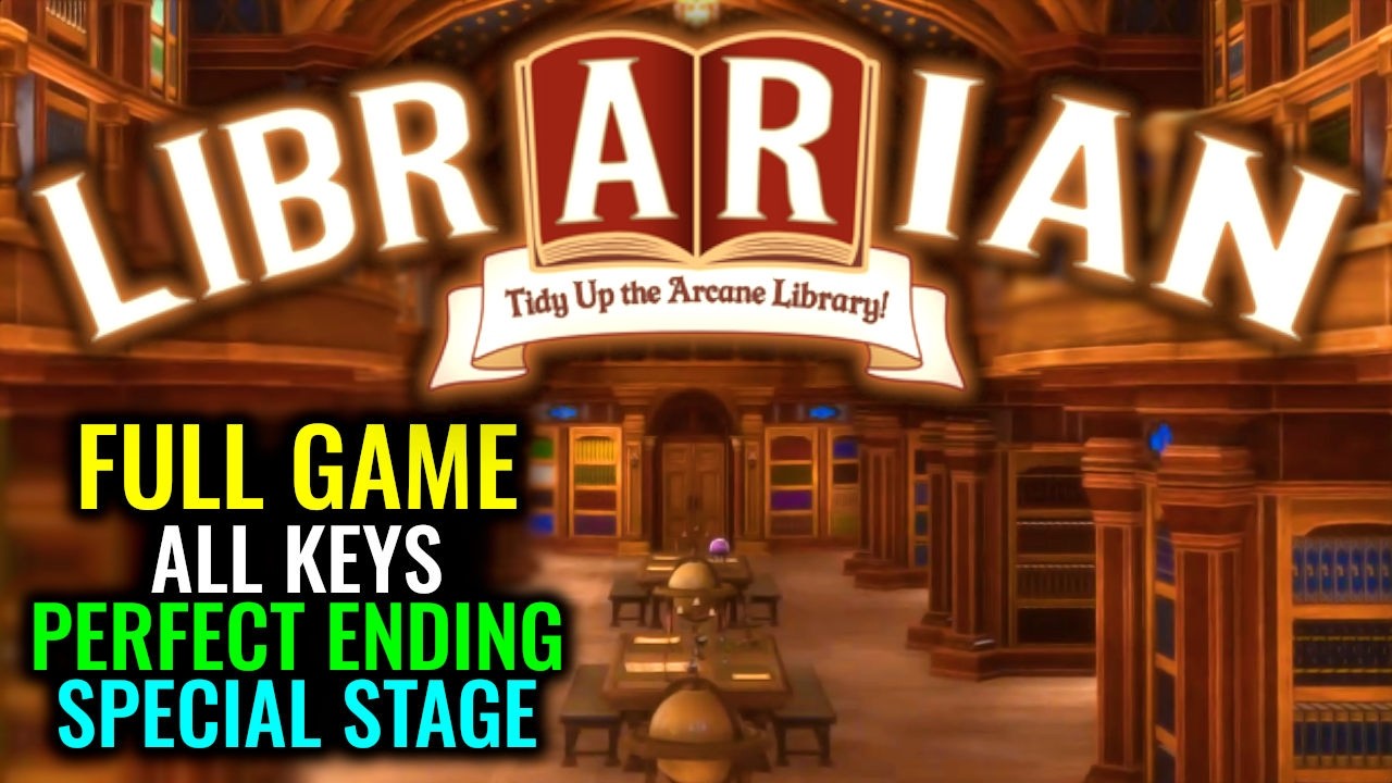Librarian Tidy Up the Arcane Library - Full Game and Ending and Special ...