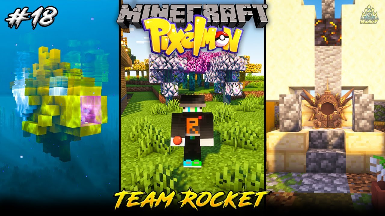 TEAM ROCKET 😎 | Minecraft Pixelmon | Ep: 18 | in Telugu | Maddy Telugu ...