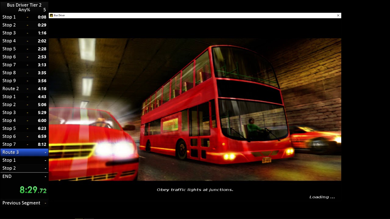 Bus Driver - Tier 2 - Any% [WR] - YouTube