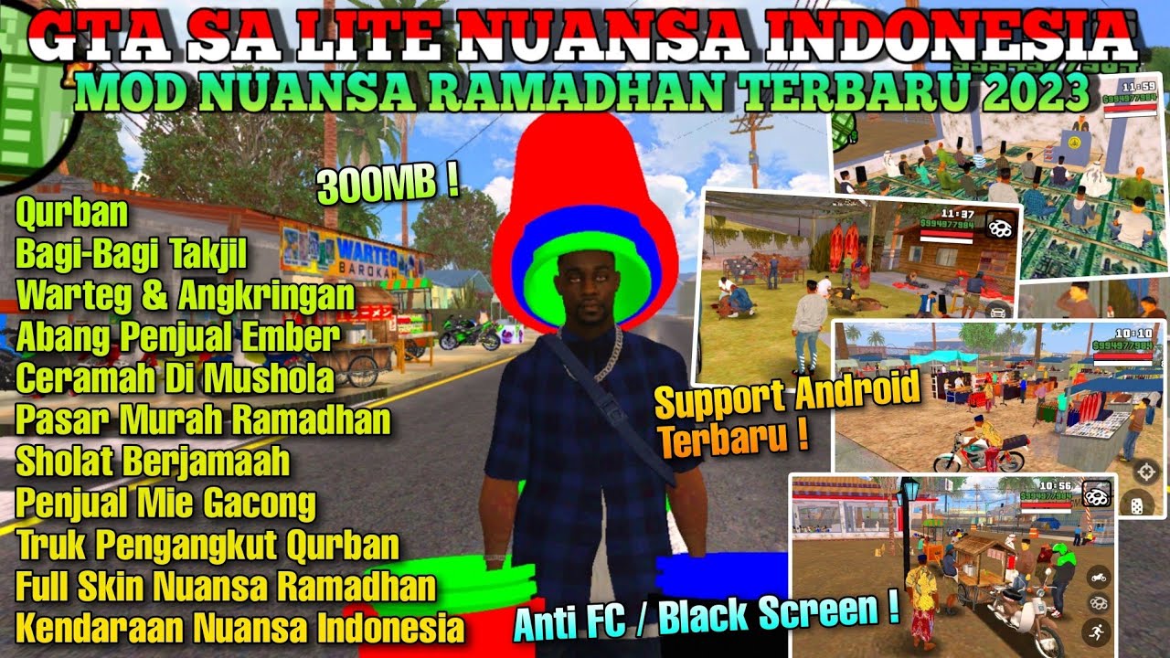 GTA SA LITE NUANSA INDONESIA MOD NUANSA RAMADHAN TERBARU 2023 - YouTube