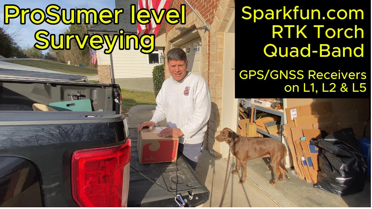 Sparkfun RTK Torch GNSS GPS Surveying tool Prosumer, Professional ...