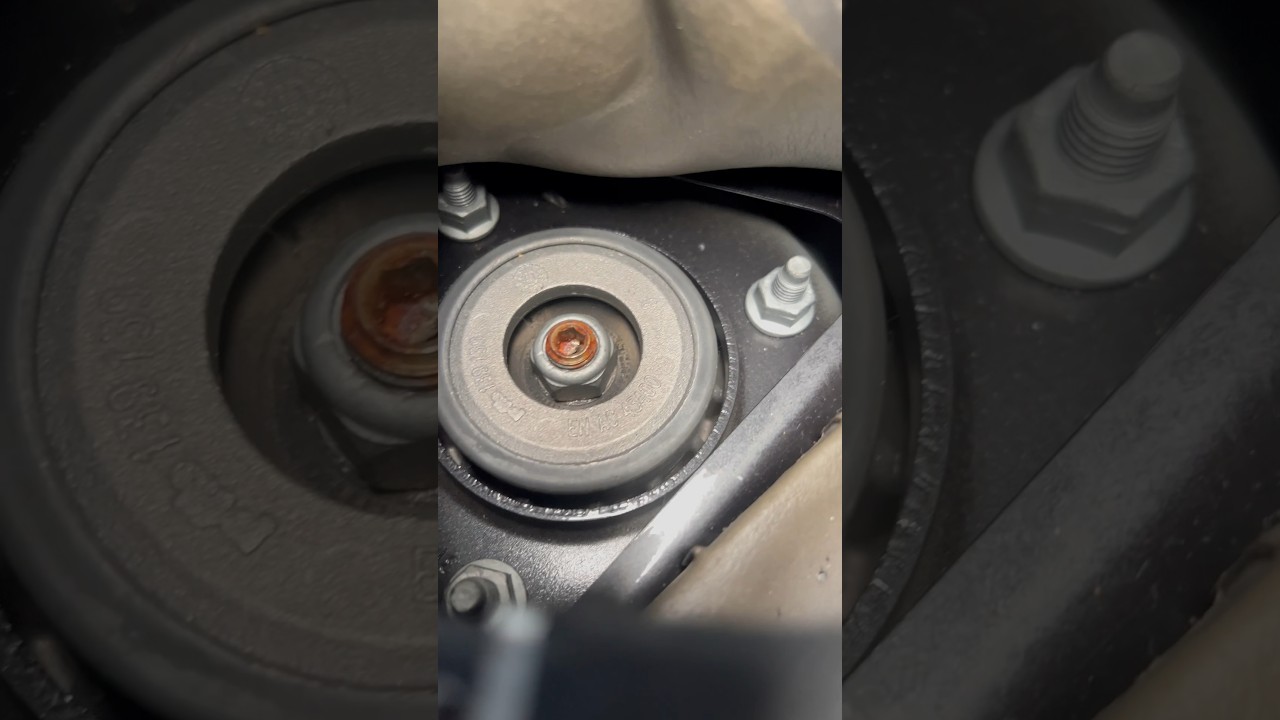 Bmw f10 rear shock, absorber location - YouTube