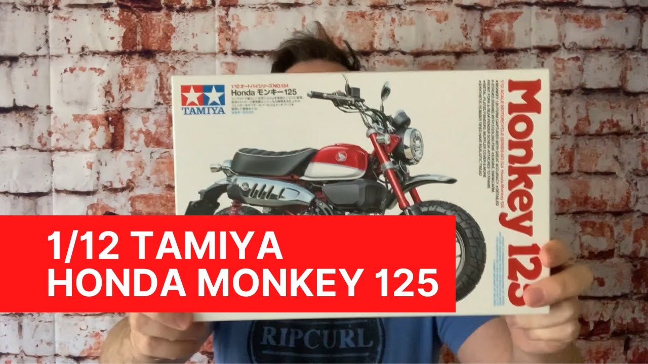Tamiya 1/12 Honda Monkey 125 model kit 14134: A look inside the box ...