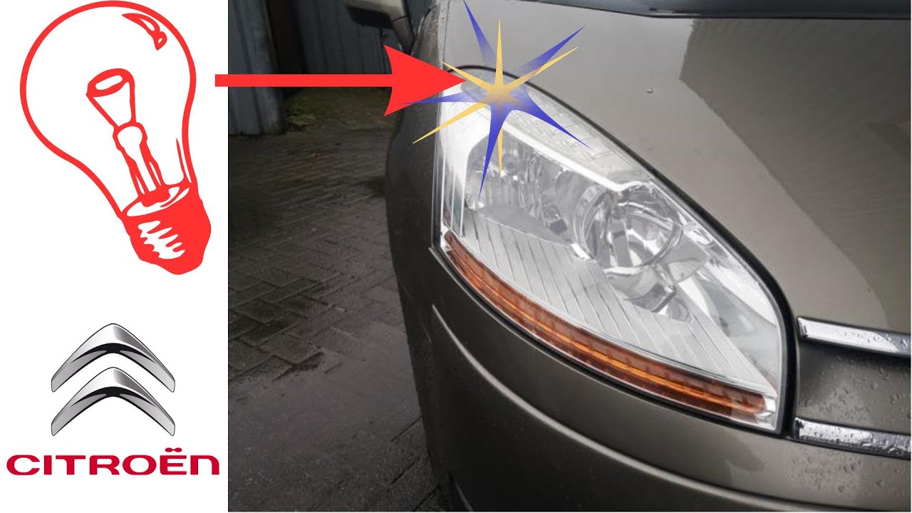 Citroen C4 Picasso change Front Sidelights Parking Lights Side Light ...