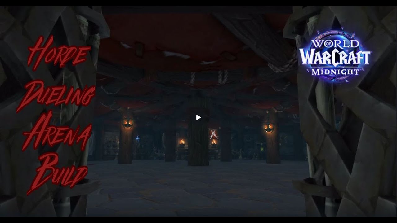 World of Wacraft Player Housing: Indoor Horde Dueling Arena (For the ...