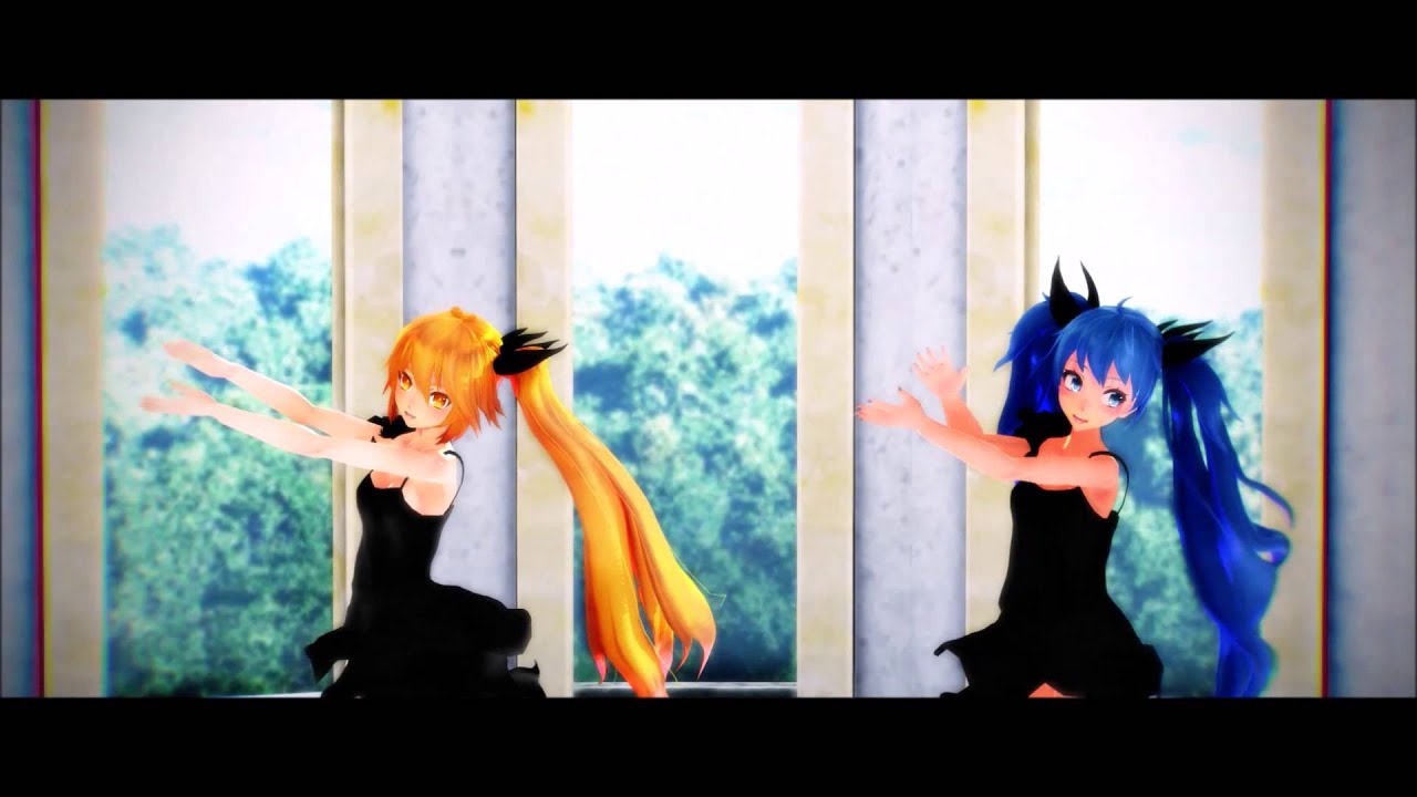 【MMD】 GLIDE 【TDA Miku TDA Neru】 - YouTube