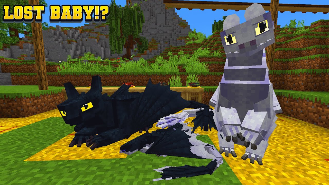 The WILD Dragon Family - Minecraft Dragons - YouTube