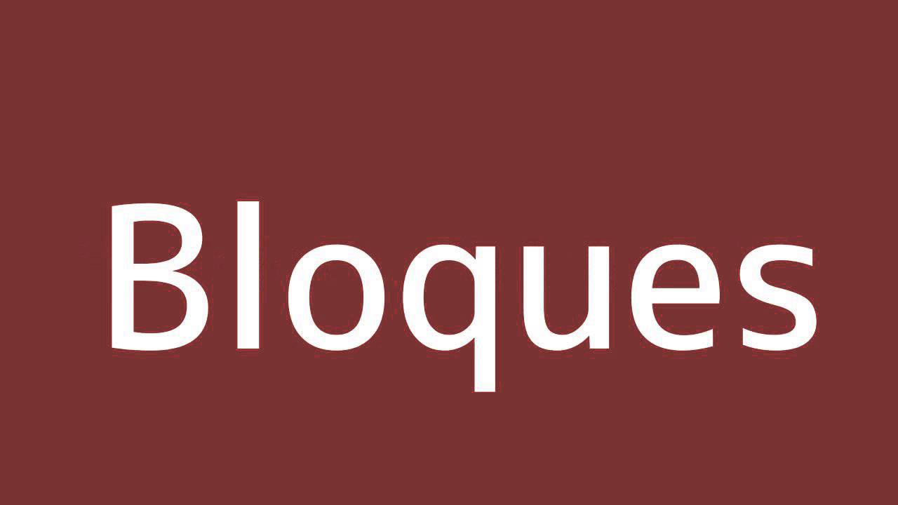 How to say Blocks in Spanish - YouTube