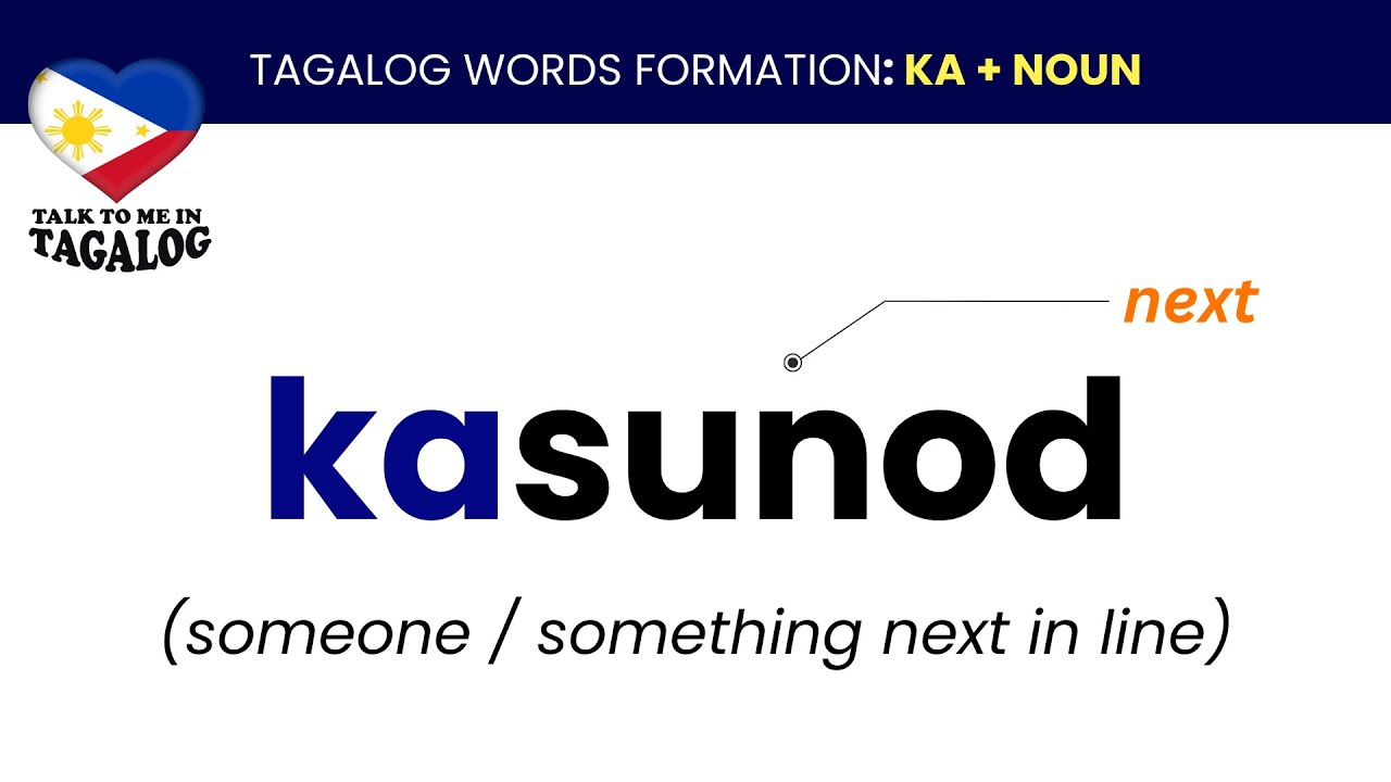 How to Use the KA Prefix for Tagalog Nouns | Filipino Lesson - YouTube