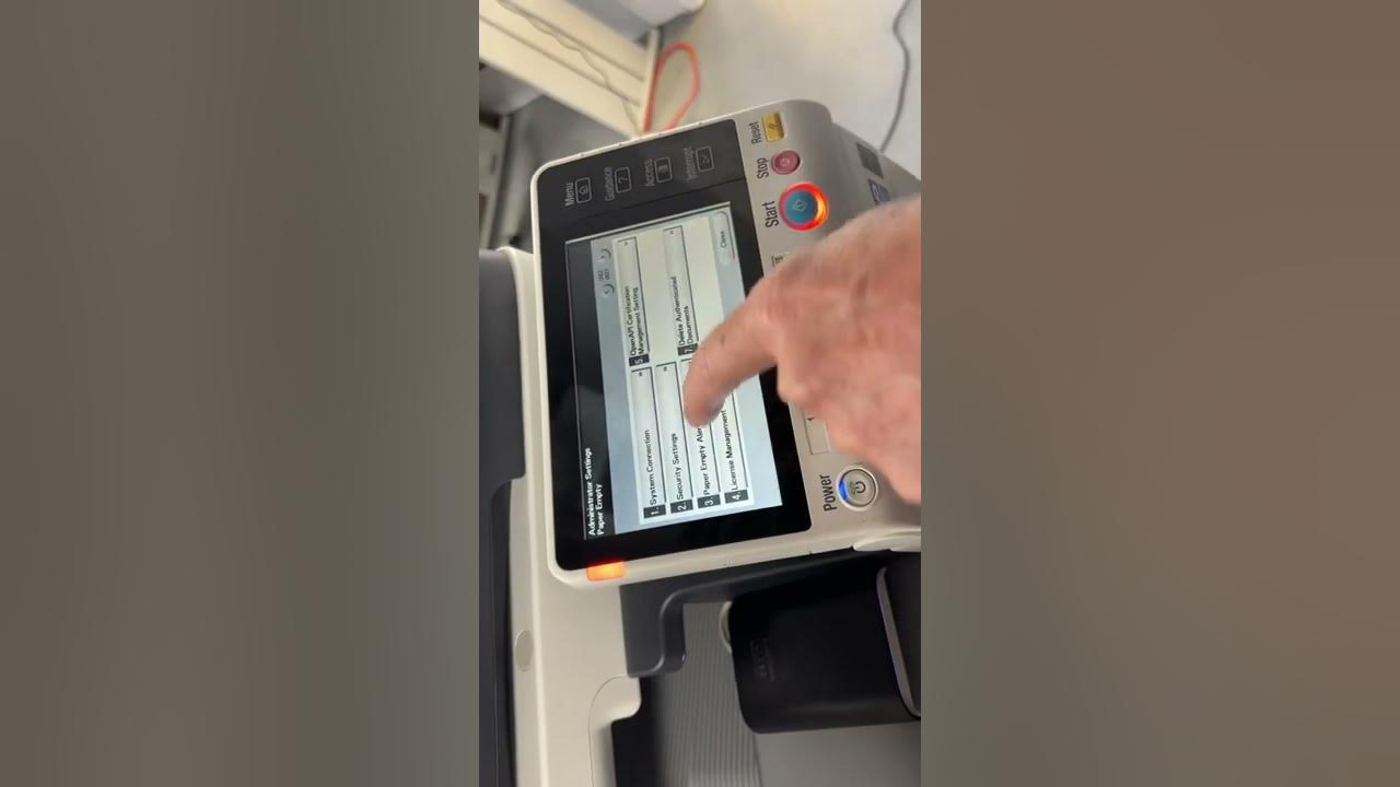 Removing Papercut From Konica Youtube