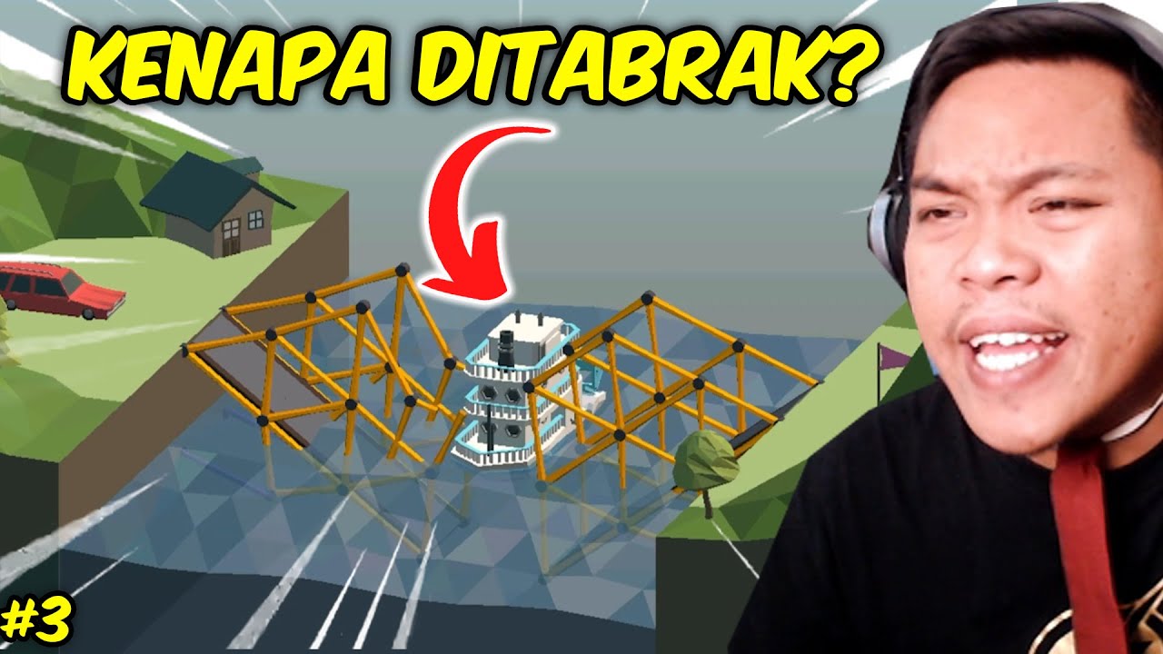AKU BUTUH TUMBAL PROYEK DI JEMBATAN INI, DITABRAK KAPAL TERUS LOH ...