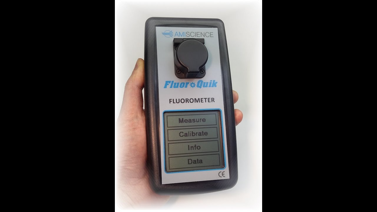 Amiscience FluoroQuik Handheld Fluorometer - YouTube