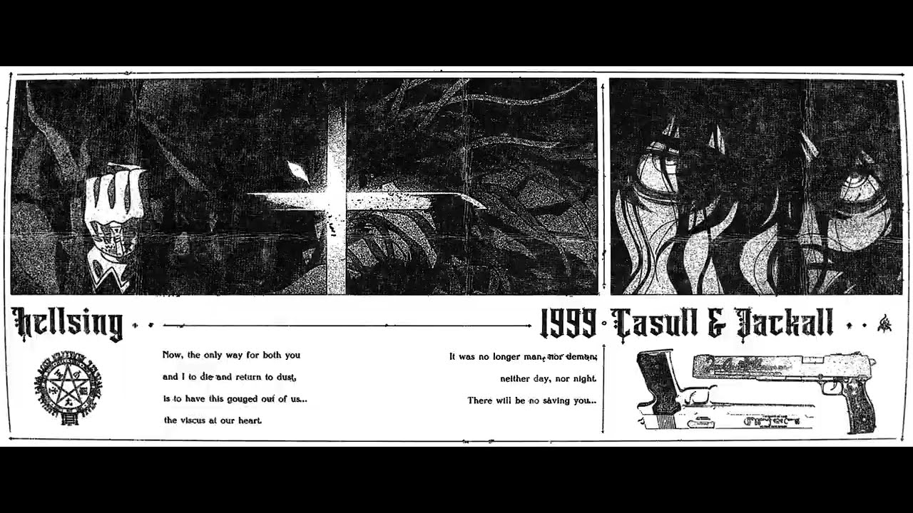 Hellsing - Alucard Vs Anderson - Motion Poster Design - YouTube