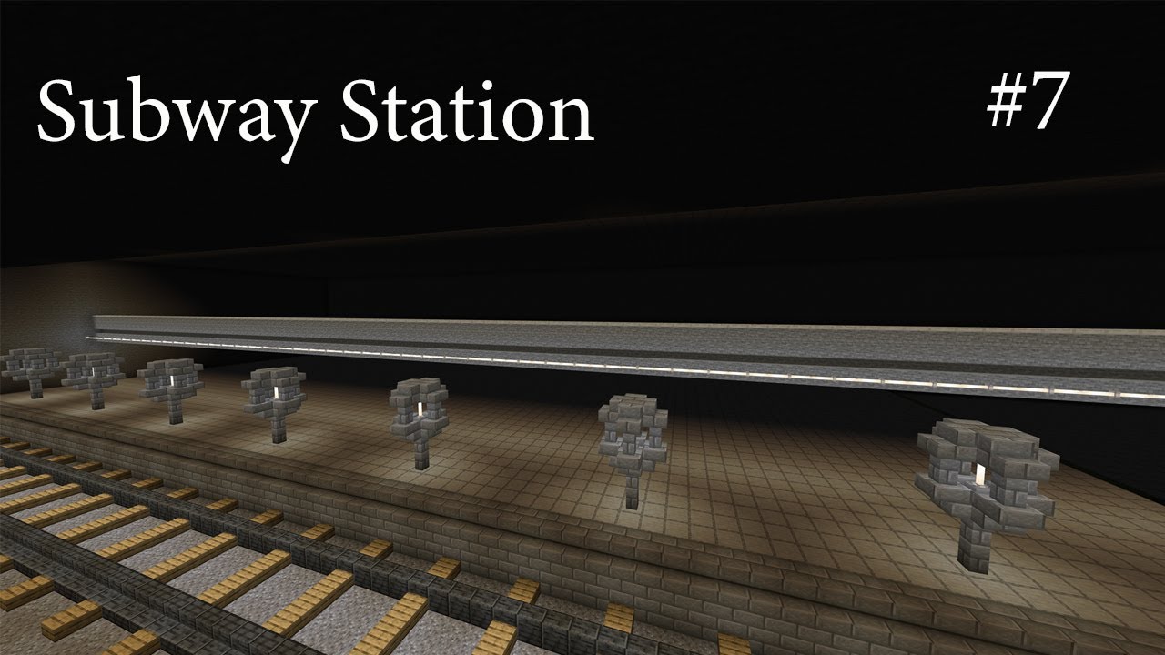 Let's Build A City: Ep 7: Subway/Elevated Railway Station | Minecraft ...