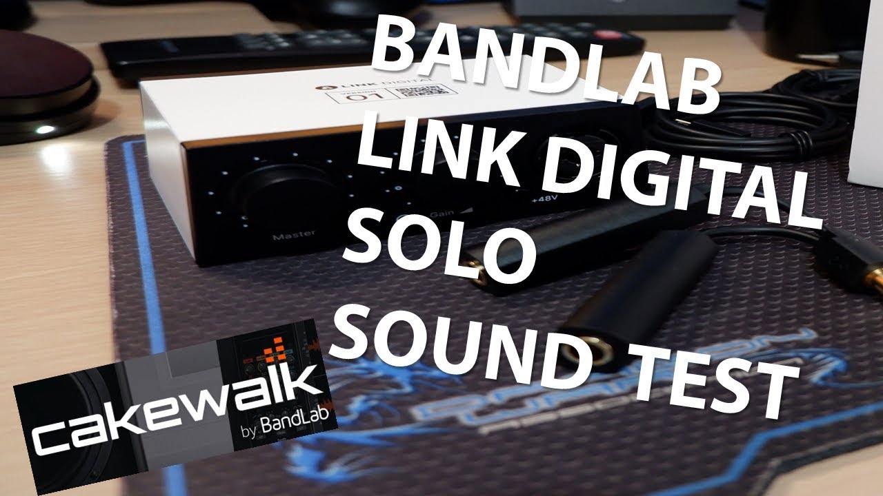 BandLab Link Digital Solo Sound and Cakewalk Test - YouTube