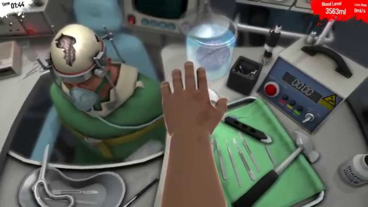 Surgeon Simulator 2013 - Brain Transplant - YouTube