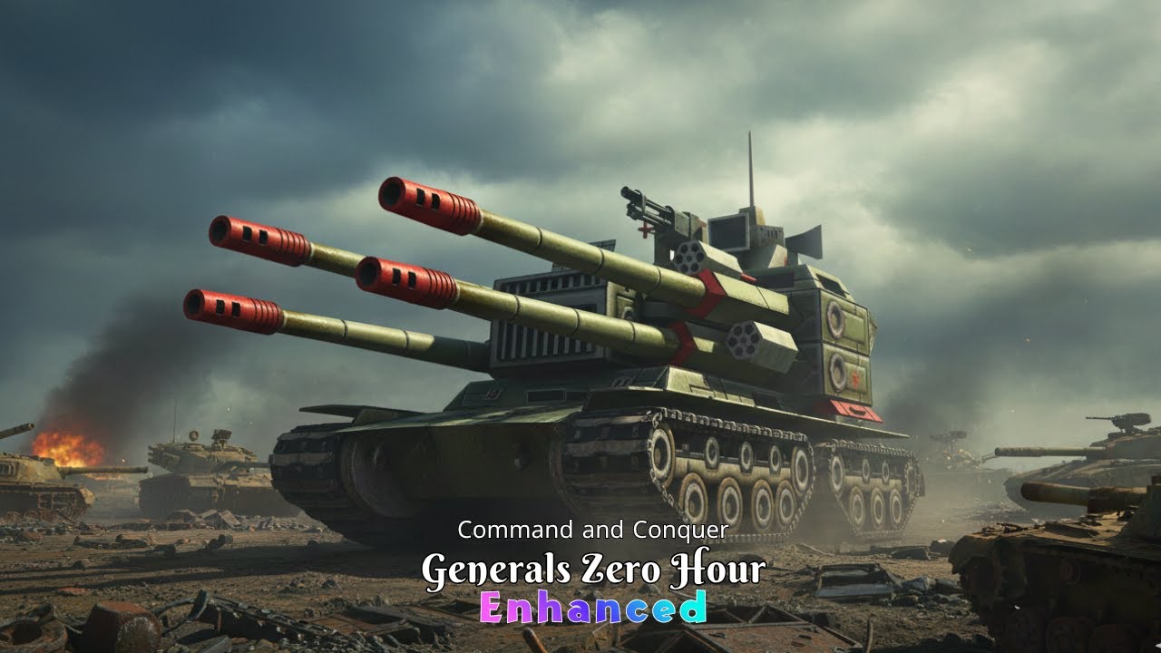 C&C Generals Zero Hour Enhanced (2025) | Red Dragon Warfare | 8-Player ...