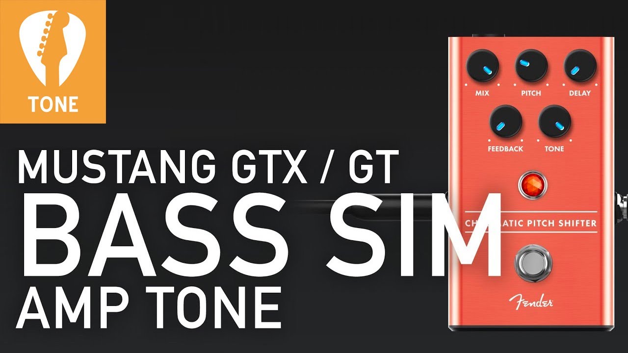 BASS Sim Tone for Fender Mustang GTX and GT Amps (Rush, Geddy Lee style ...