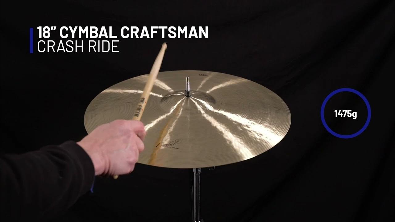 18” Cymbal Craftsman Crash Ride - YouTube