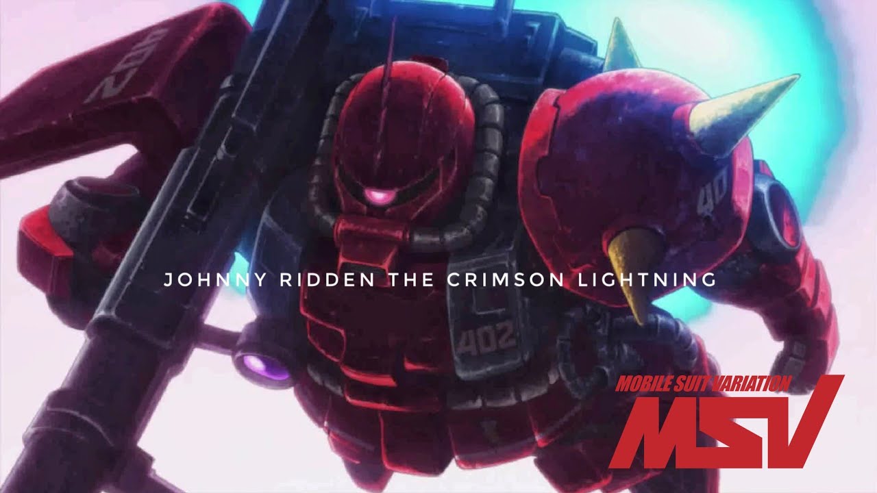 Johnny Ridden AKA Crimson Lightning | Mobile Suit Gundam: U.C. Engage ...