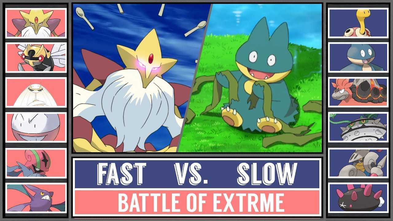 Battle of Extreme: FAST vs. SLOW Pokémon (Pokémon Sun/Moon) - YouTube