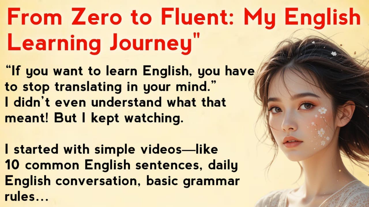 My English Learning Journey || Speak English Fluently || Graded Reader ...