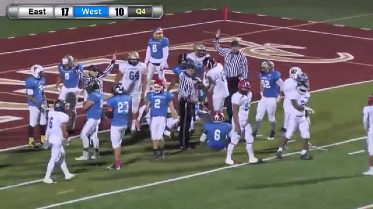 12/27/14 43rd Annual All-Star Football Game 2nd Half - YouTube