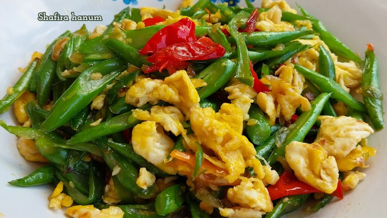 Tumis Buncis Telur || Olahan Buncis Dan Telur - YouTube